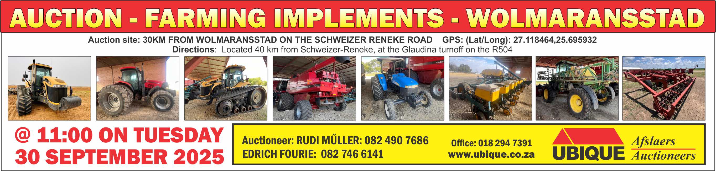 Auctions South Africa - Ubique Auctioneers