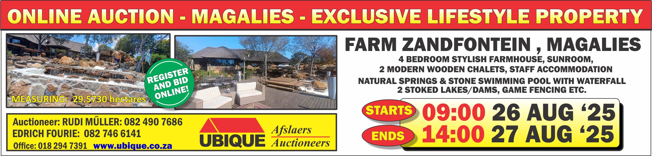 Auctions South Africa - Ubique Auctioneers