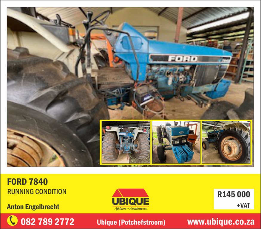 FORD 7840 TRACTOR - Ubique Auctioneers